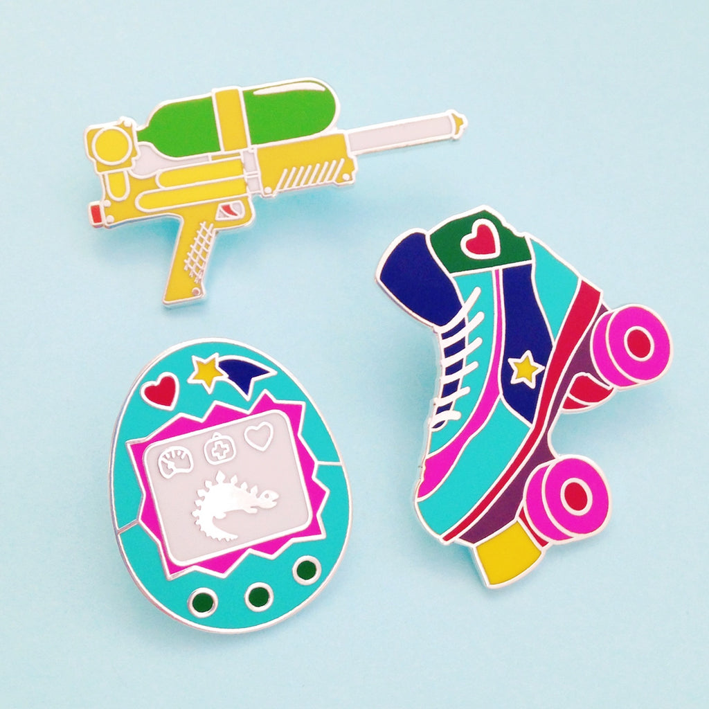 Water Gun Enamel Pin - Enamel Pin – Hand Over Your Fairy Cakes